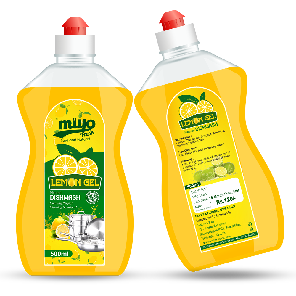 Dish Wash (Lemon Gel) - Miyofresh